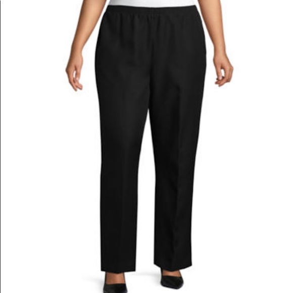Alfred Dunner | Pants & Jumpsuits | Nwt Alfred Dunner Pull On Black ...